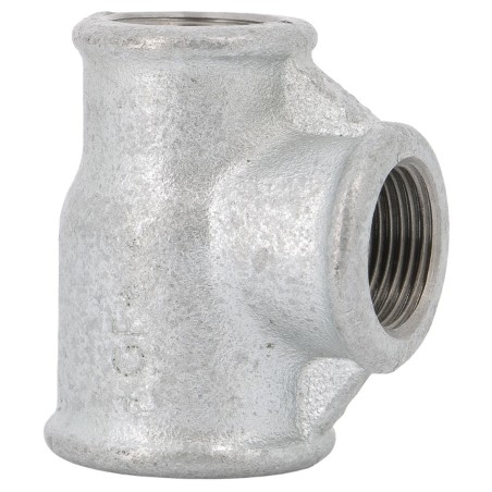 Raccords filetés Tés réduits femelle fonte malléable Z Finition du ...