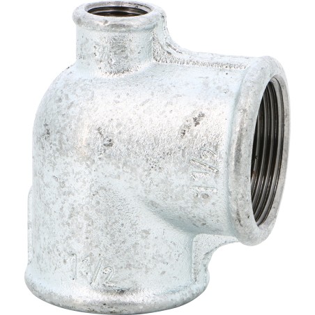 Raccords filetés Tés réduits femelle fonte malléable Z Finition du ...