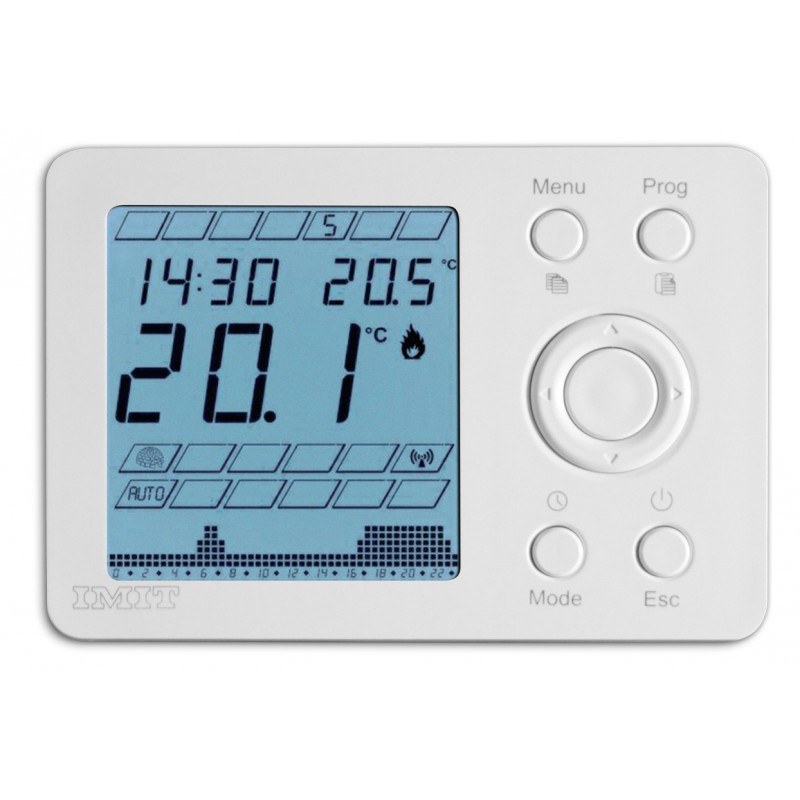 Thermostat d'ambiance programmable filaire FLUSSOSTAT