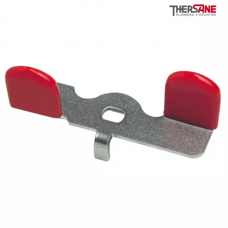 Manette papillon rouge pour vannes RBS Diamètre (en pouce) 1/4" (8/13)