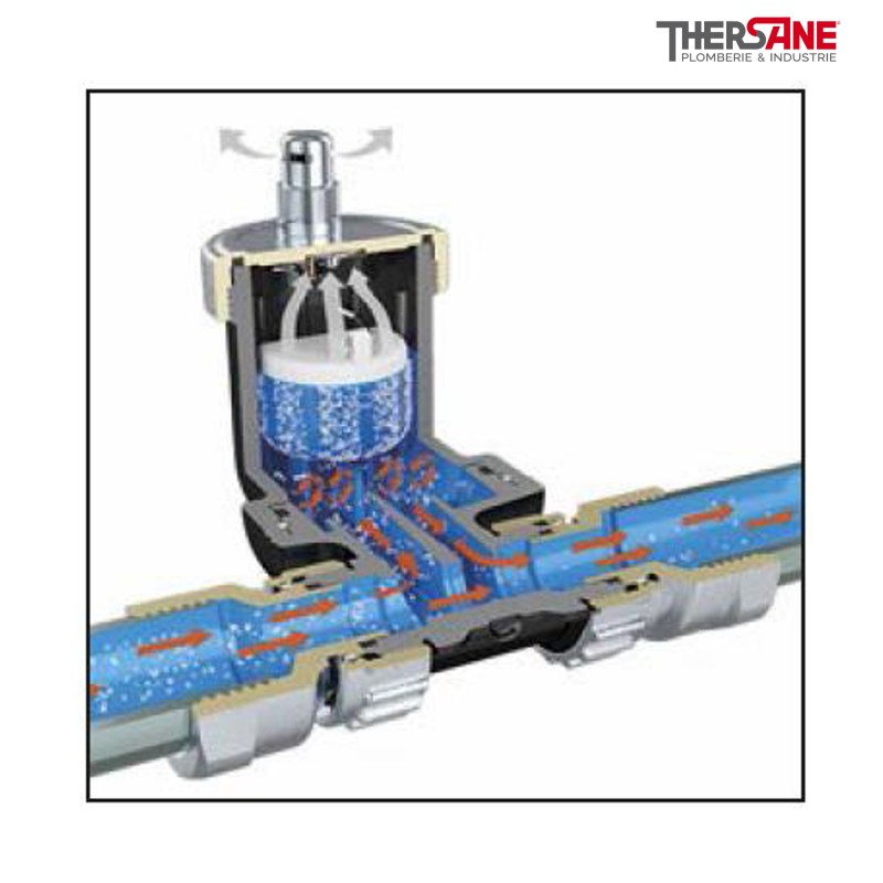 Dégazeurs DISCALSLIM permet d'évacuer l'air présent dans les circuits ...