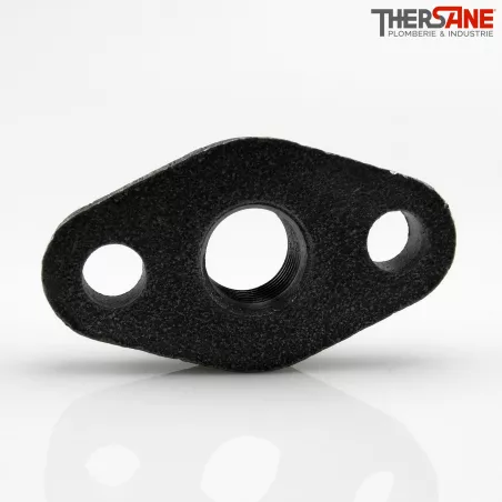 Bride fonte noir ovale avec trous fonte malléable Diamètre (en pouce) 1 ...