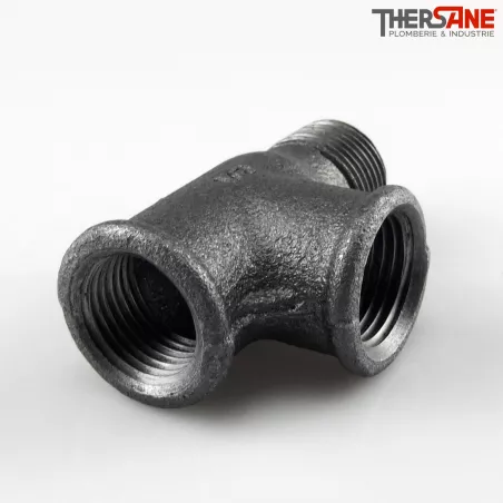Raccord fileté Té femelle avec une sortie Mâle fonte malléable Diamètre ...
