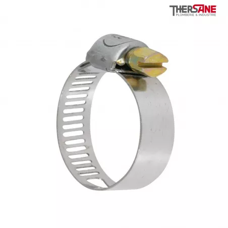 Collier de serrage - bande perforée - acier zingué - inox Collier à ...